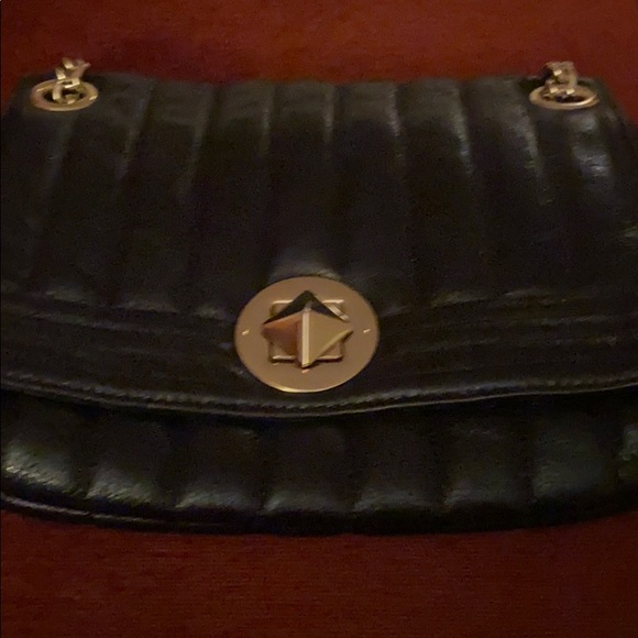 kate spade | Bags | Kate Spade Quilted Leather Turn Key Lock Gold ...
